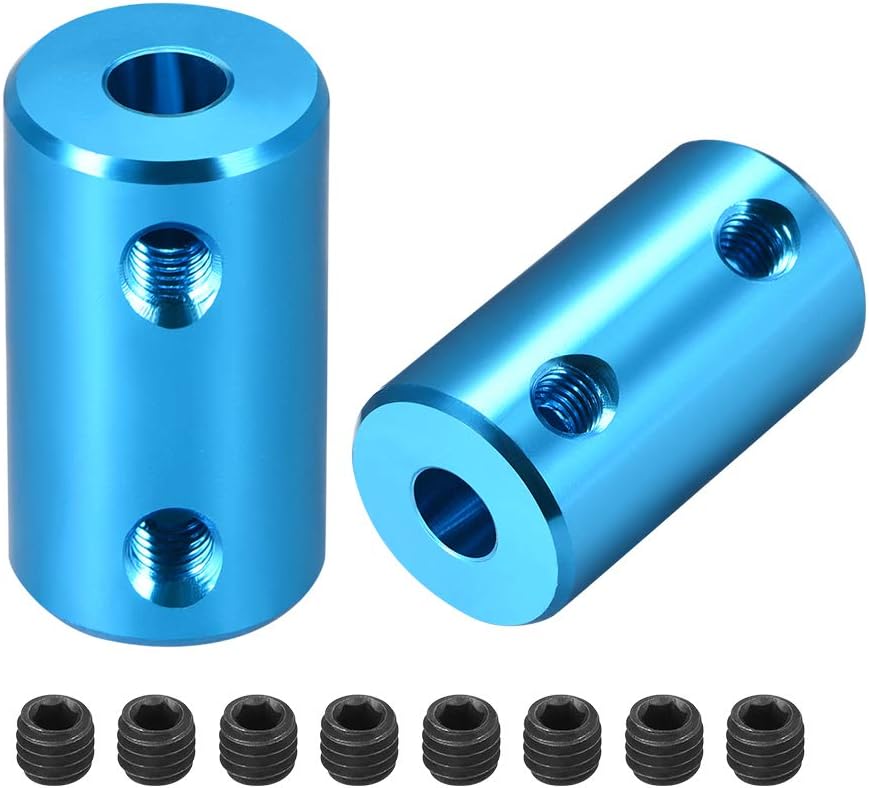 Amazon.com: uxcell 5mm to 5mm Bore Rigid Coupling Set Screw L25XD14 ...