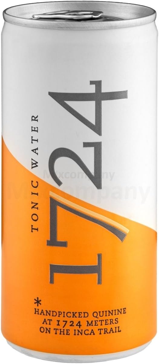 1724 Tonic Water - Lata de agua (200 ml, incluye depósito desechable ...