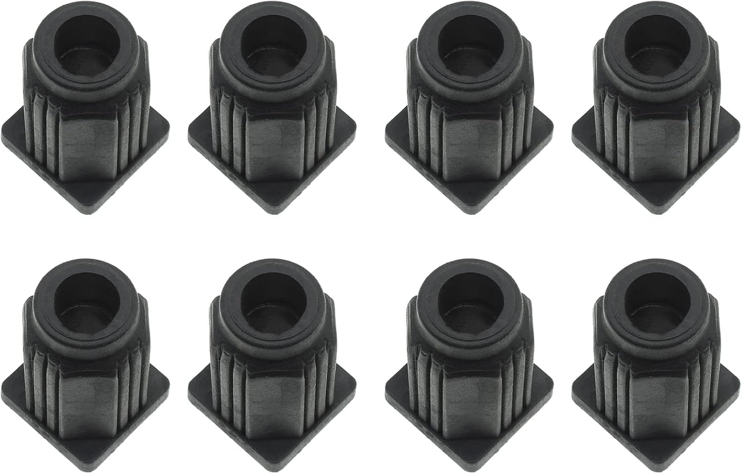Amazon.com: GWYAN 8 Pcs Square Caster Socket Sleeve Plastic Caster Stem ...