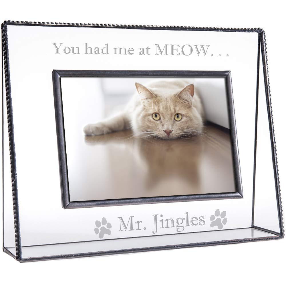 Amazon.com - Personalized Cat Picture Frame Pet Memorial 4x6 Photo ...