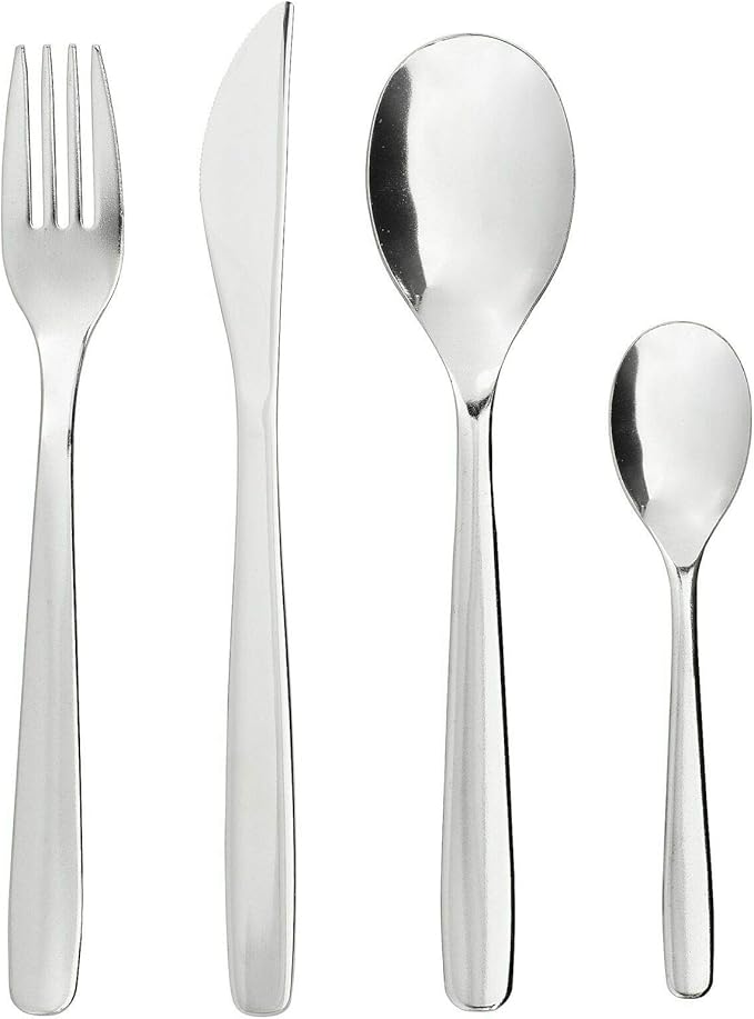 Amazon.com | IKEA Mopsig Modern Silverware Cutlery Set 16 Piece ...