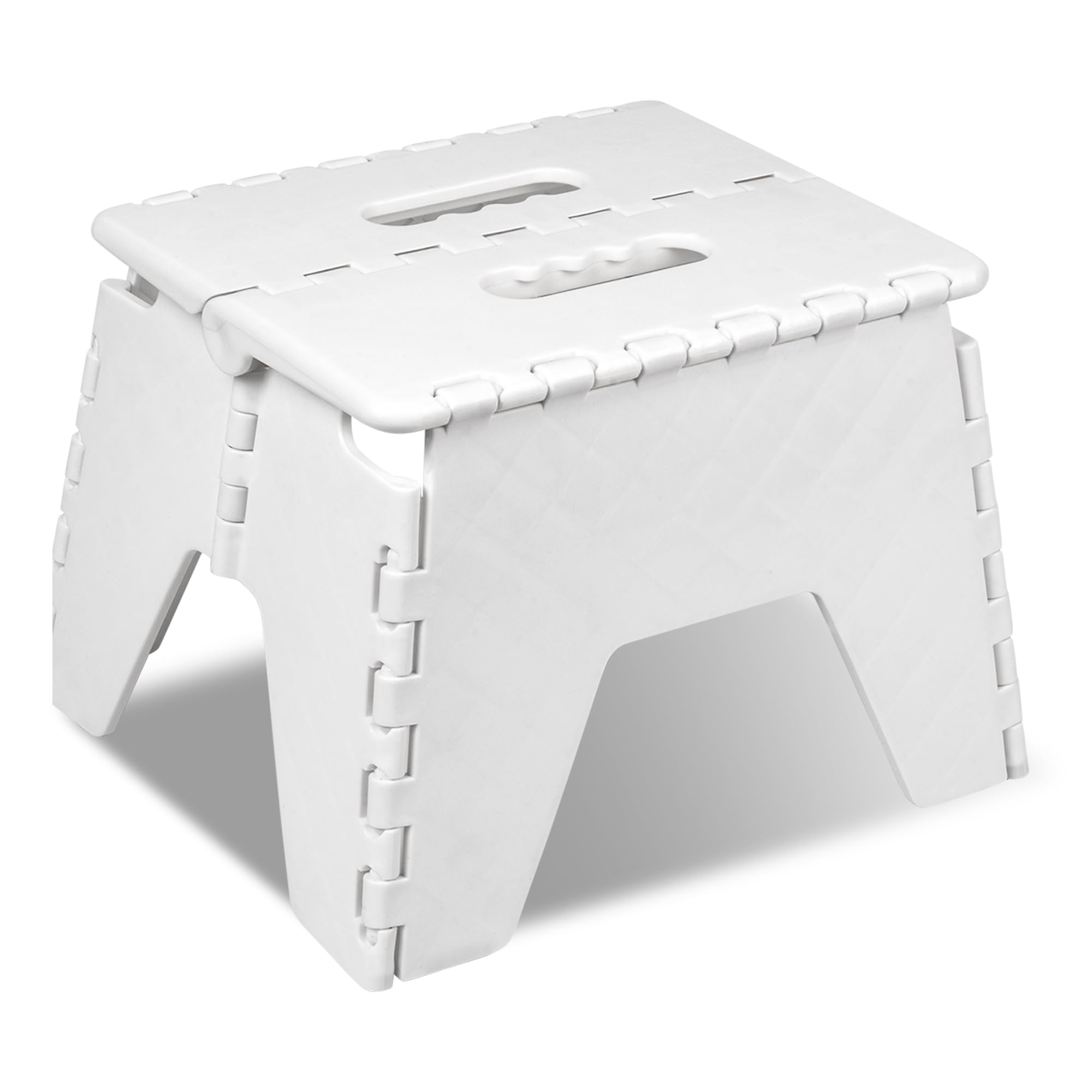 ASAB Foldable Step Stool Compact Plastic Fold Up Stool Sturdy Folding ...