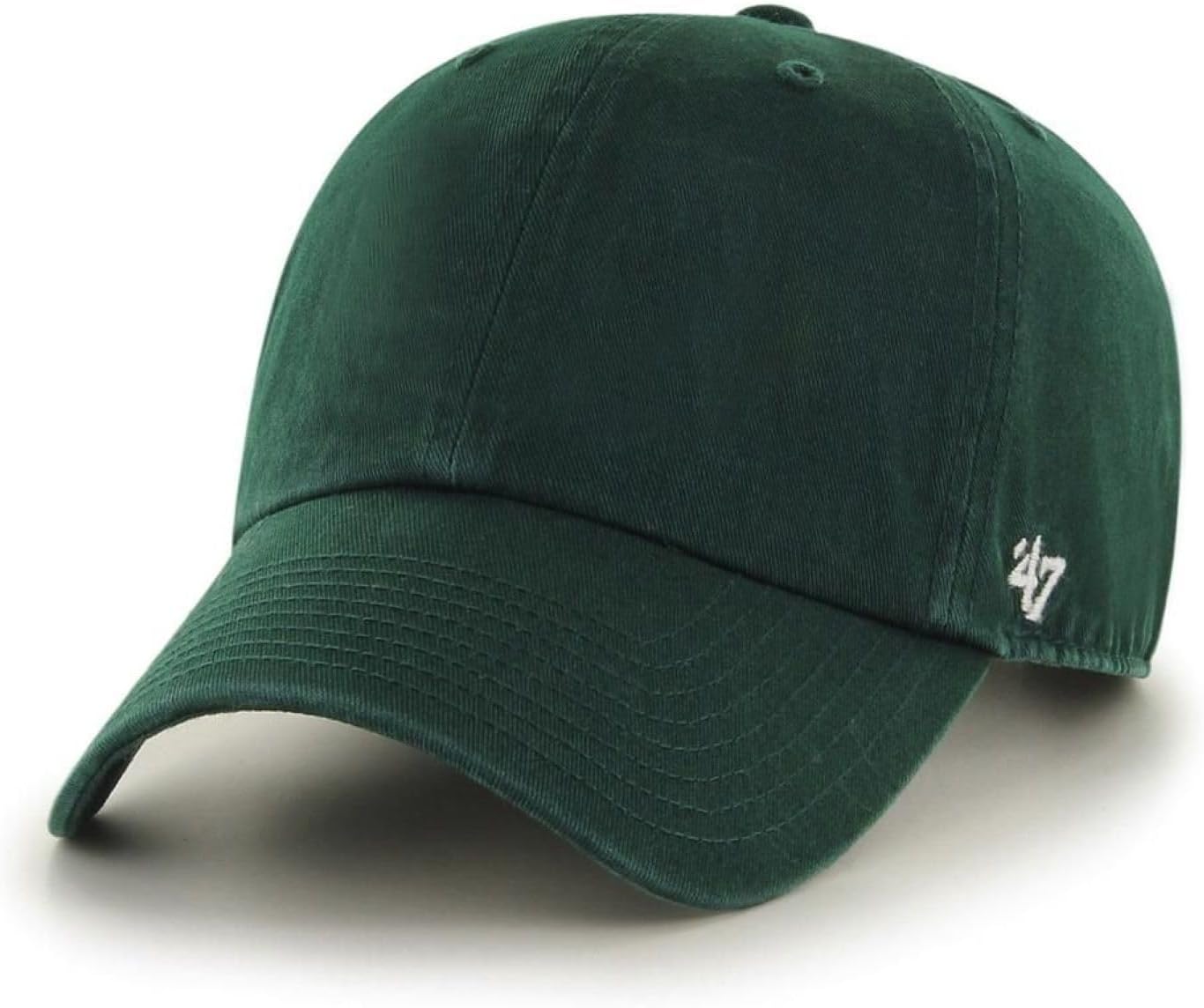 47 Blank Classic Clean Up Adjustable Cap - Dark Green, Green, One Size ...