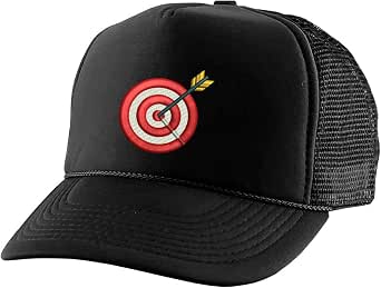 ALLNTRENDS Target Trucker Hat Embroidered Dartboard Embroidery ...