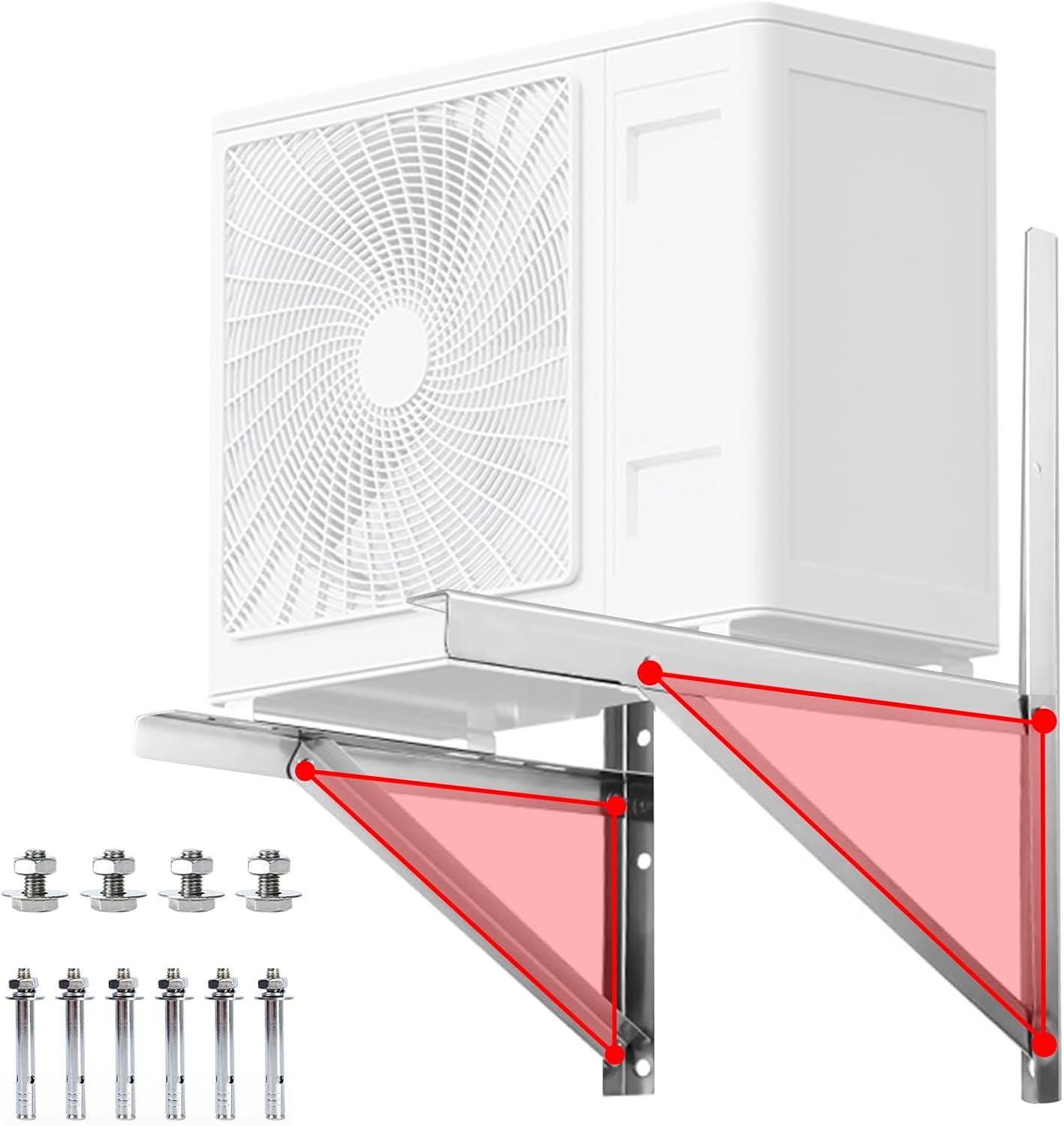 Amazon.com: Mini Split Wall Mounting Bracket for 9000-24000 BTU ...