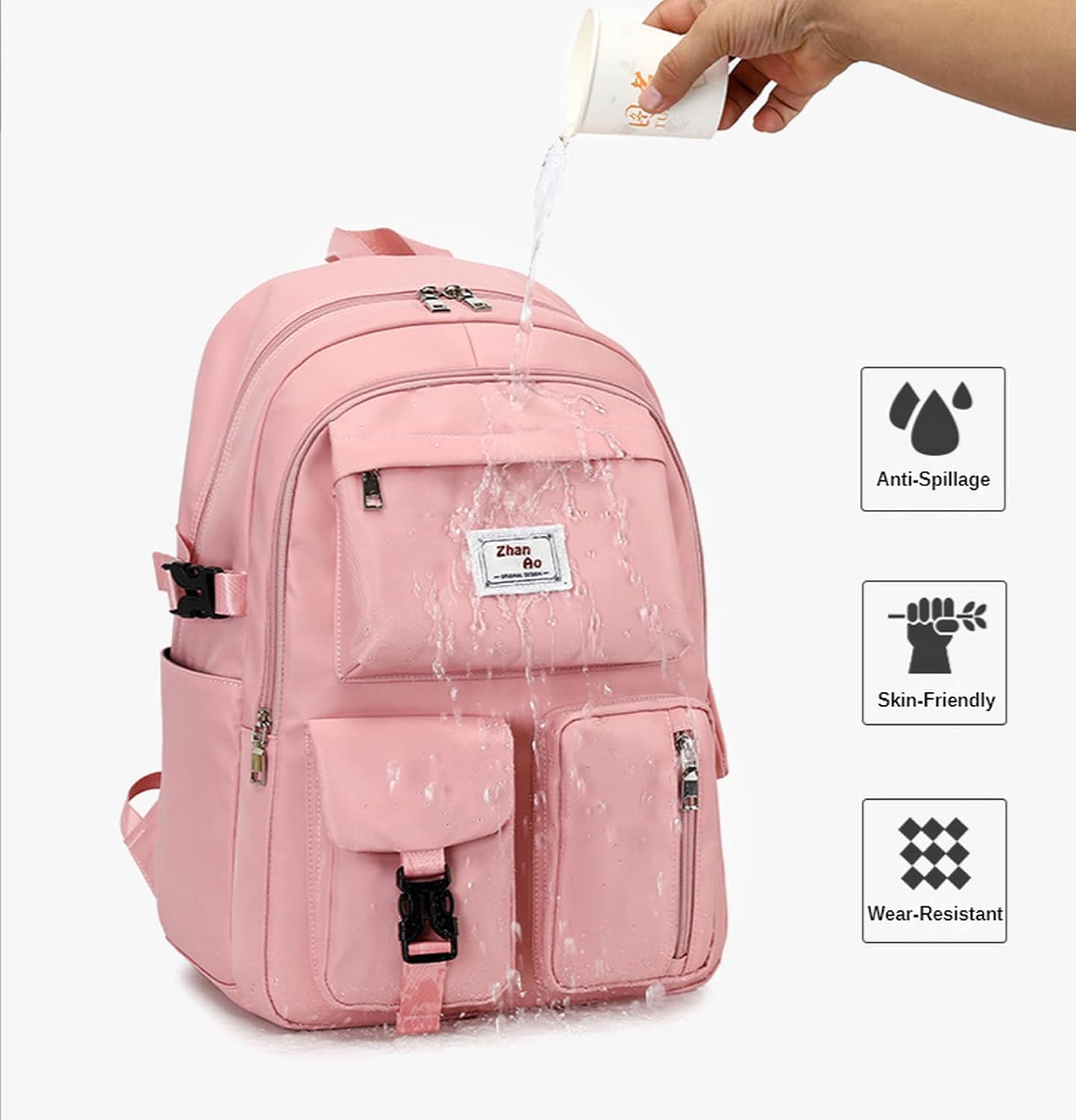 Buy Preppy Backpack with JK Checkerd - Kawaii Japanese Back To School ...