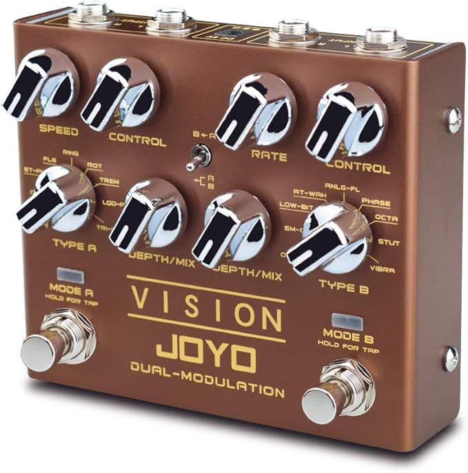 Amazon.com: JOYO Modulation Multi Effects Pedal R Series Dual Channel ...
