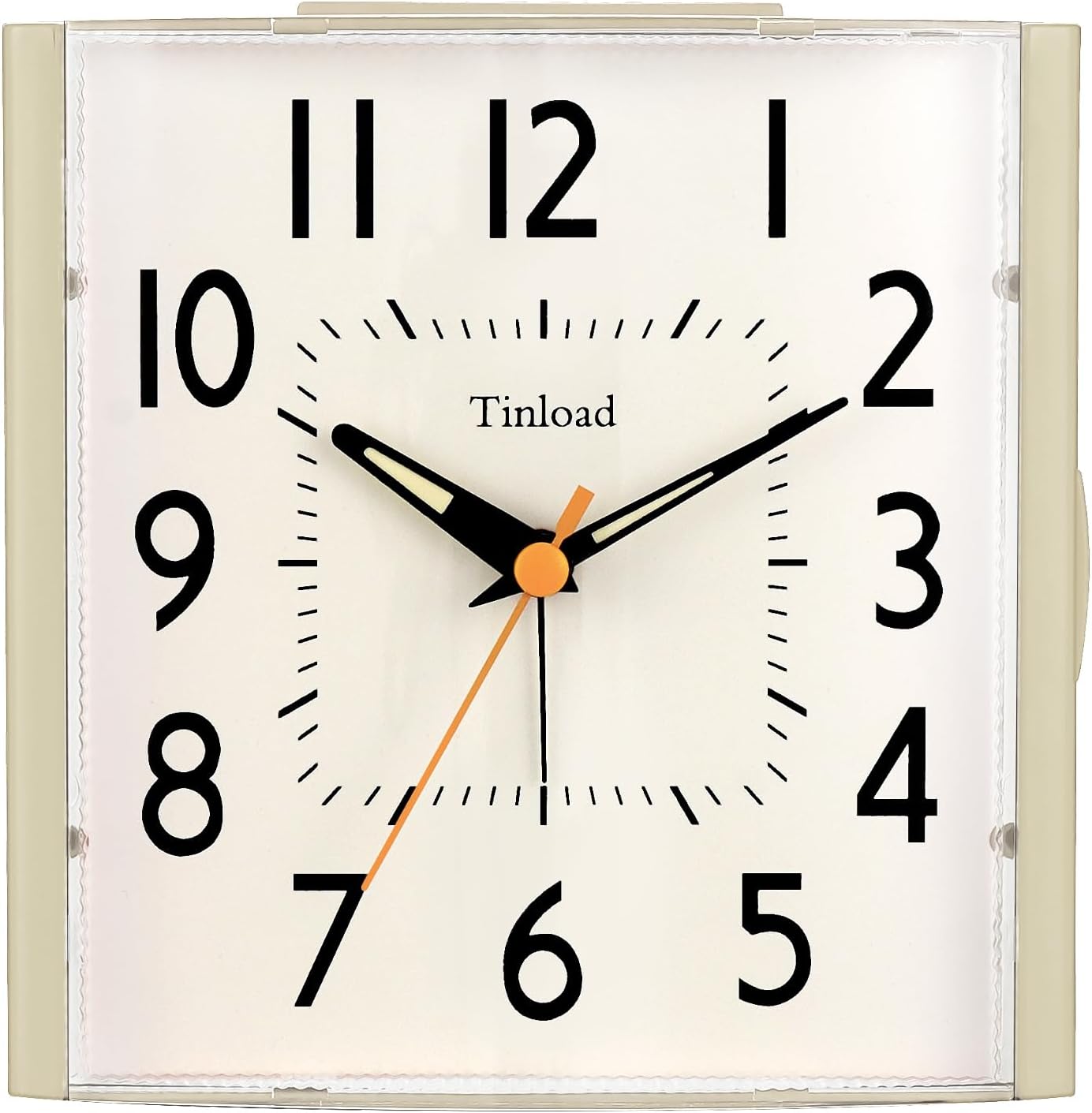 Amazon.com: Tinload 4.5" Antique Retro Analog Alarm Clock, Small Silent ...