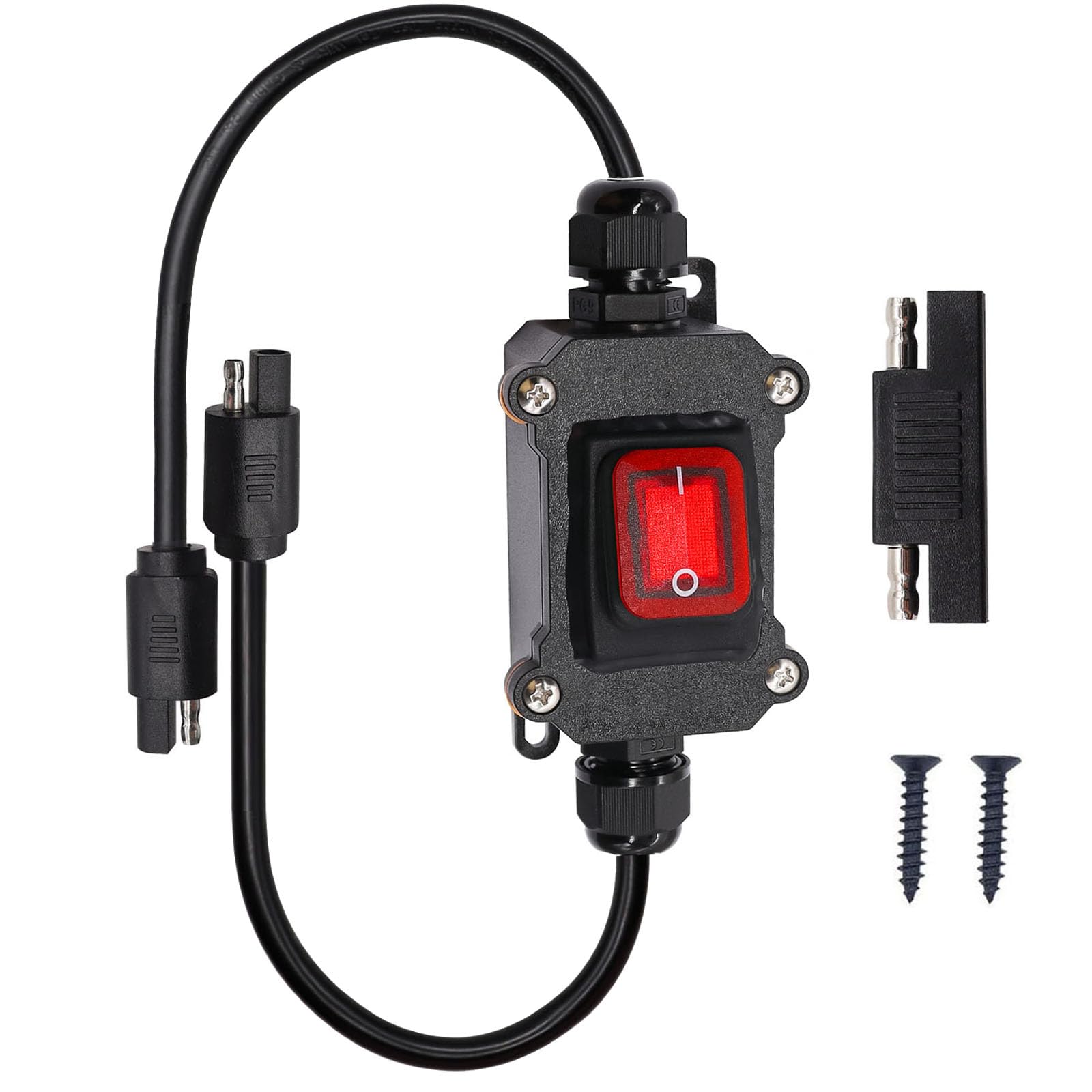 Amazon.com: weideer Inline 12V Power Switch with SAE Cable, IP67 ...