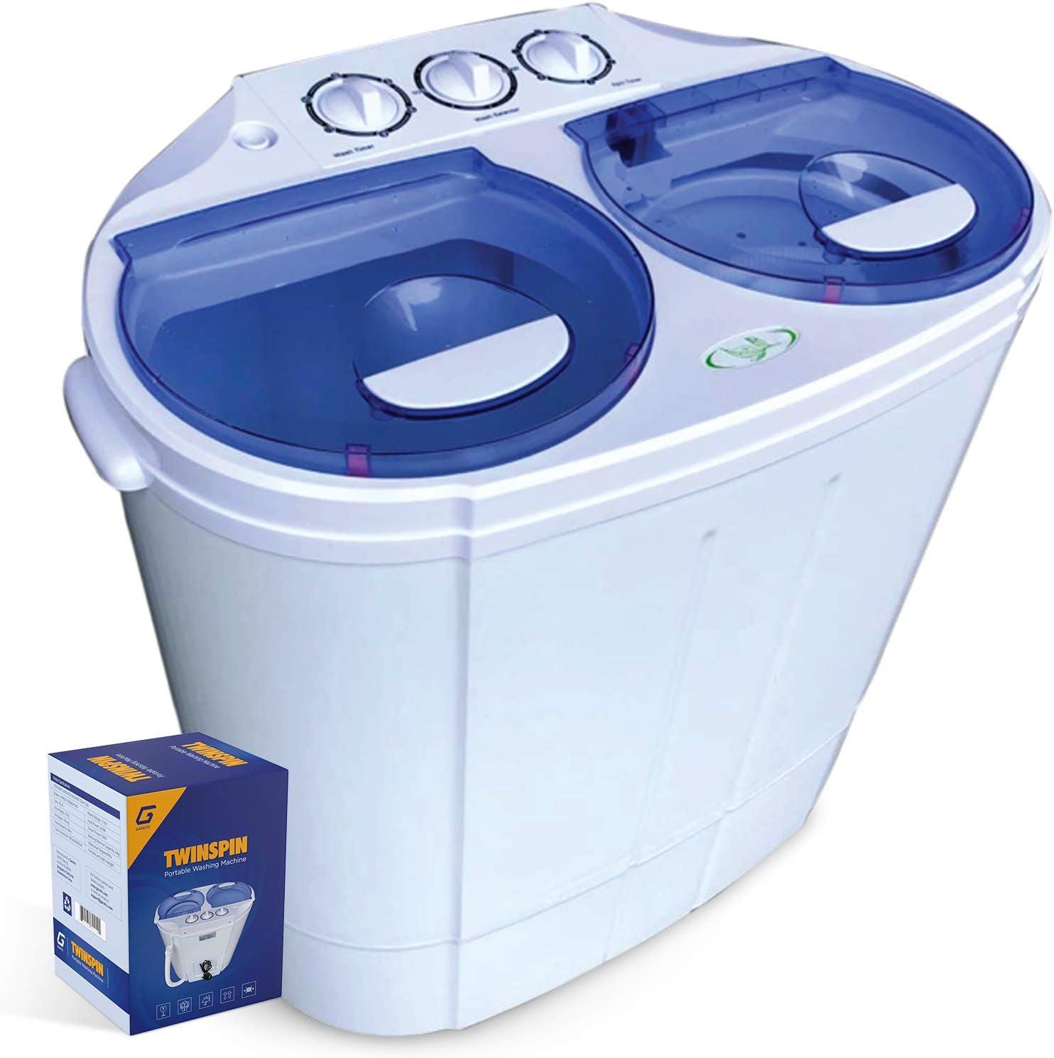 Amazon.com: Garatic Portable Compact Mini Twin Tub Washing Machine w ...