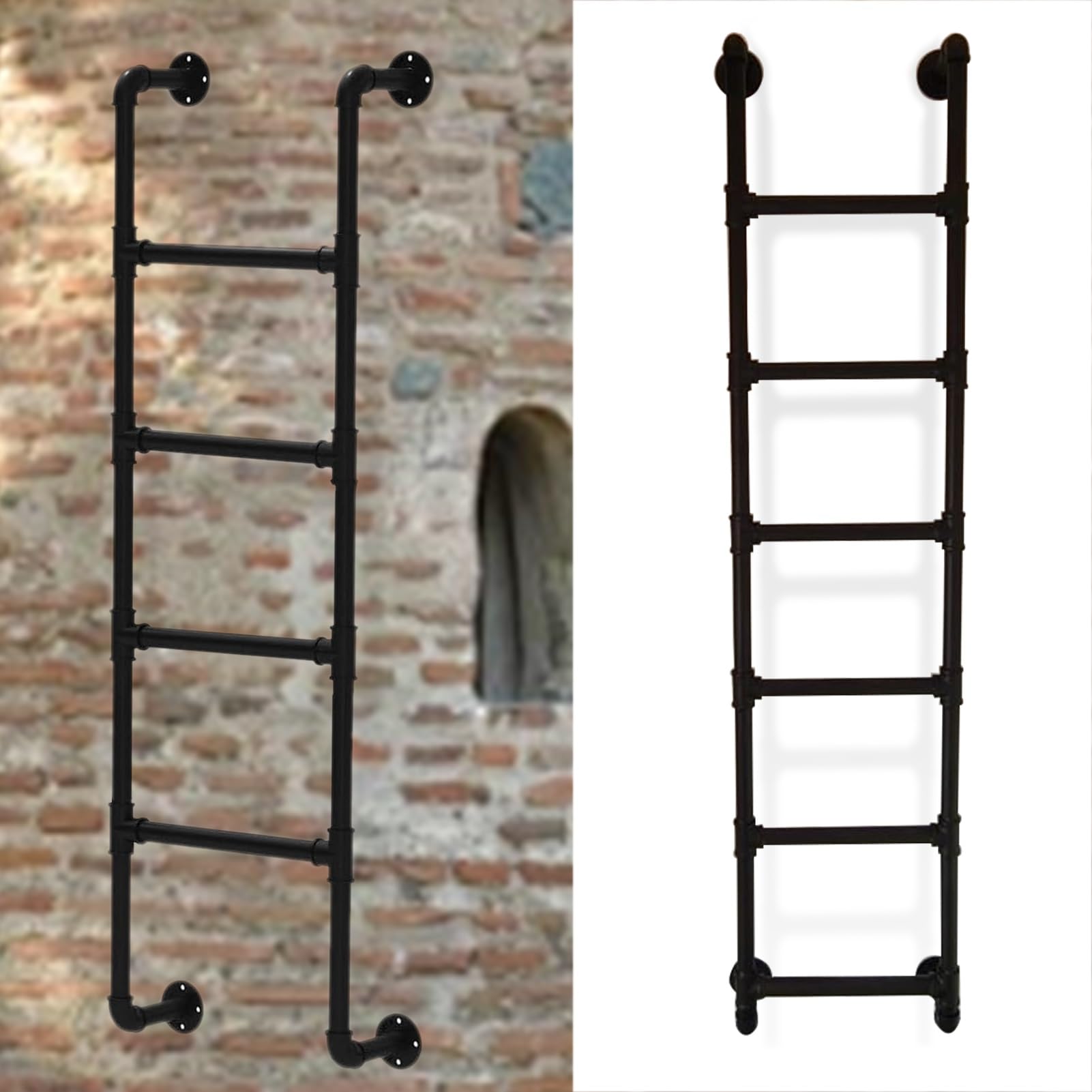 Basement Escape Ladder Basement Window Well Egress Ladder - Wall ...