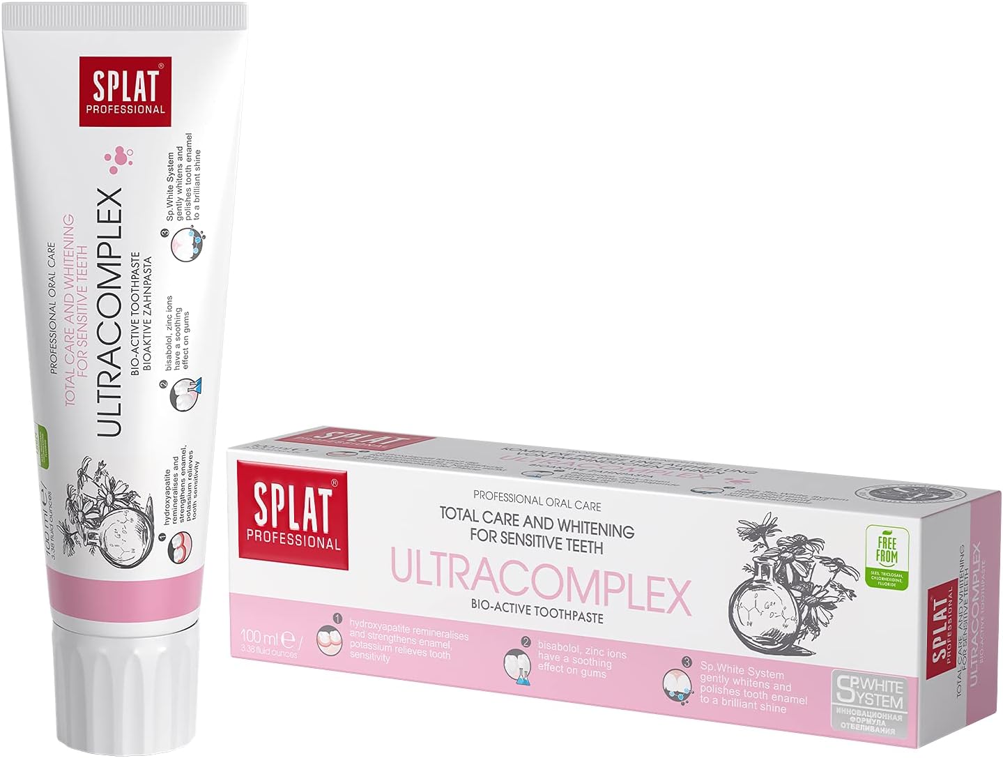 Amazon.com : Splat Professional Series Ultracomplex Toothpaste ...