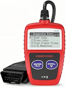 Amazon.com: OBD2 Scanner MaxiScan MS309 Car Check Engine Code Reader ...