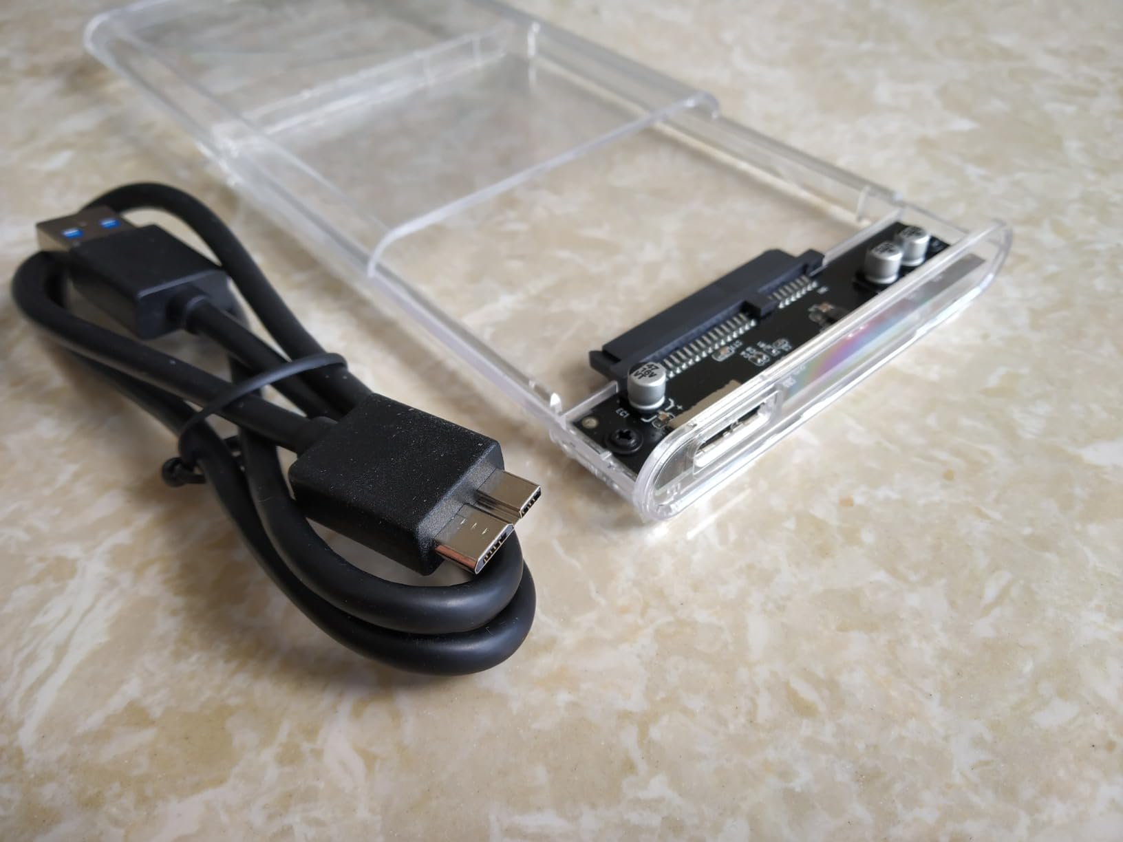 Orico 2.5 inch (6.35cm) SSD Sata Hard Disk External Portable Case Cover ...