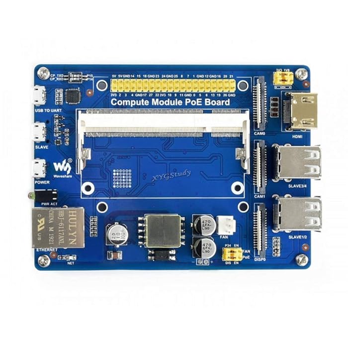 Buy XYGStudy Compute Module IO Board with PoE (Power Over Ethernet ...
