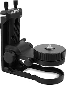 KEZERS L-Shaped Laser Level Magnetic Bracket,Adjustable 1/4” and 5/8 ...