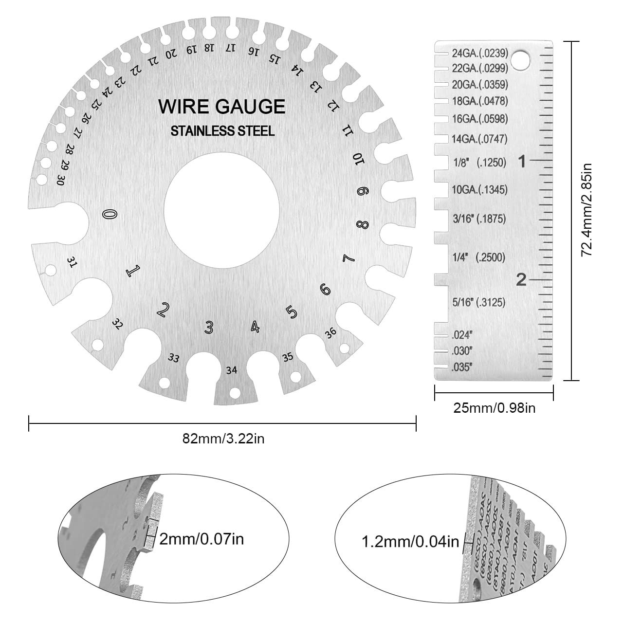 Snapklik.com : 2Pcs Stainless Steel Metal Sheets Welding Thickness ...