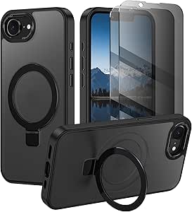 Amazon.com: Lamcase for iPhone 16e Case, Compatible with MagSafe, with Privacy Screen Protectors ...
