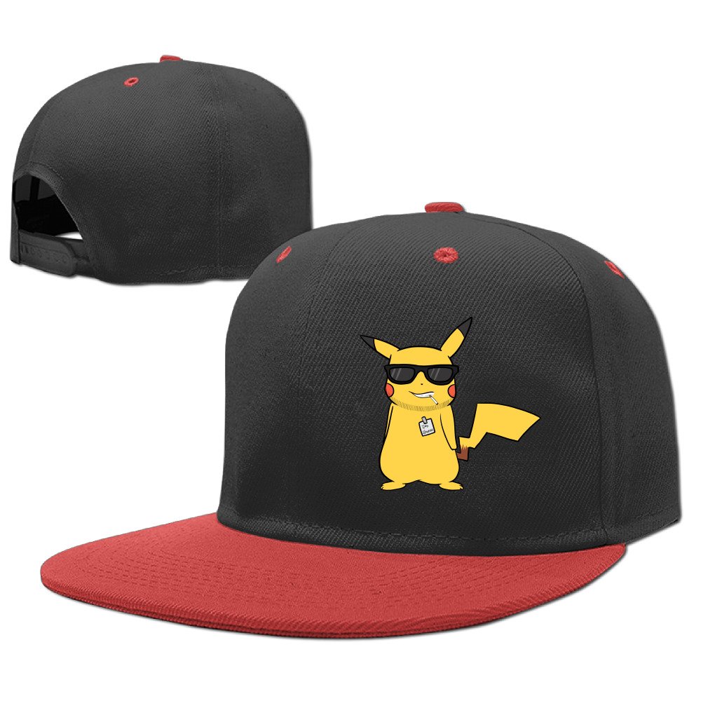 Amazon.com: Cartoon Pokemon Pikachu Swag Mood Boys Rock Punk Caps ...