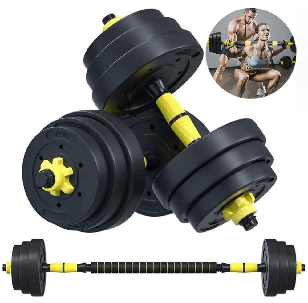 50KG dumbbell and barbell set - Find the best price at PriceSpy