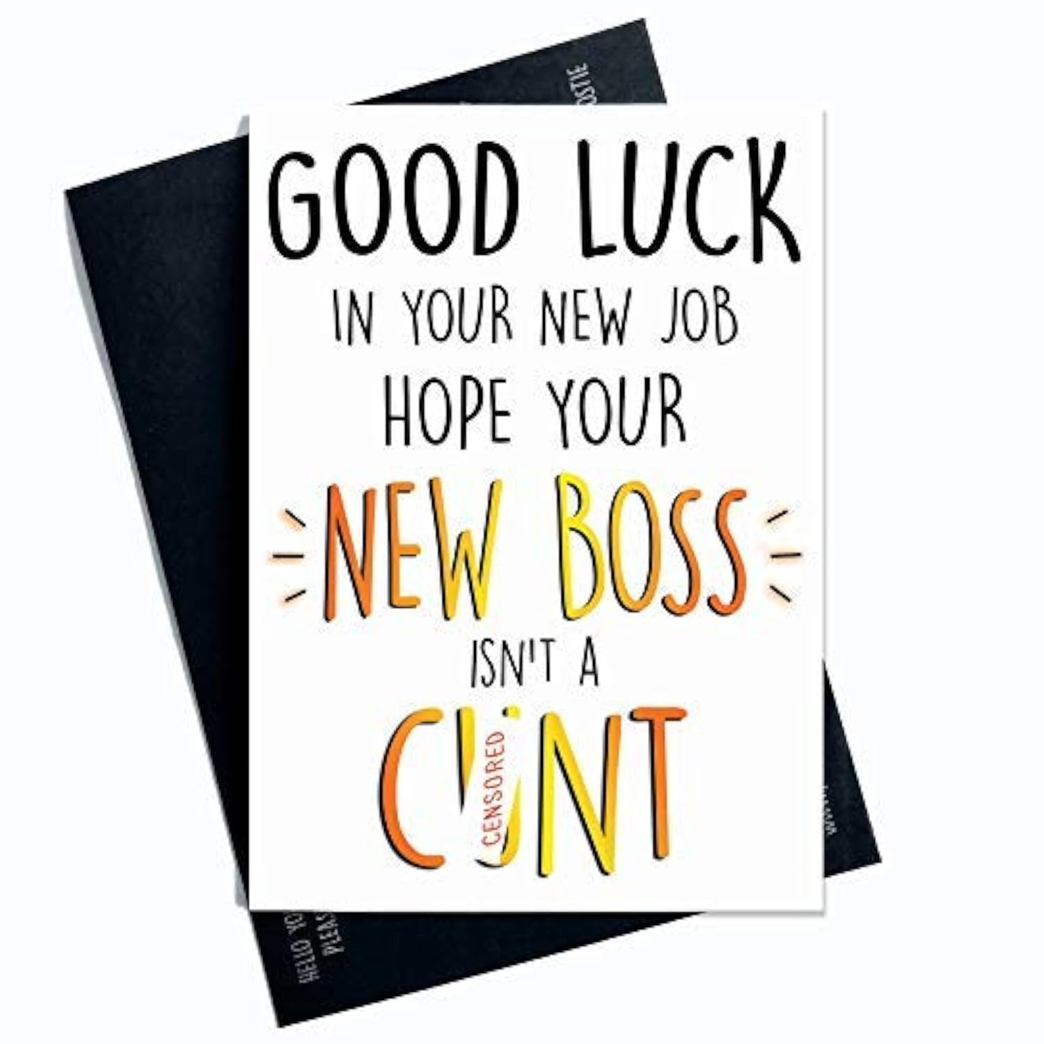 Colleague Leaving Cards Coworker Funny New Job Card, Good Luck ...