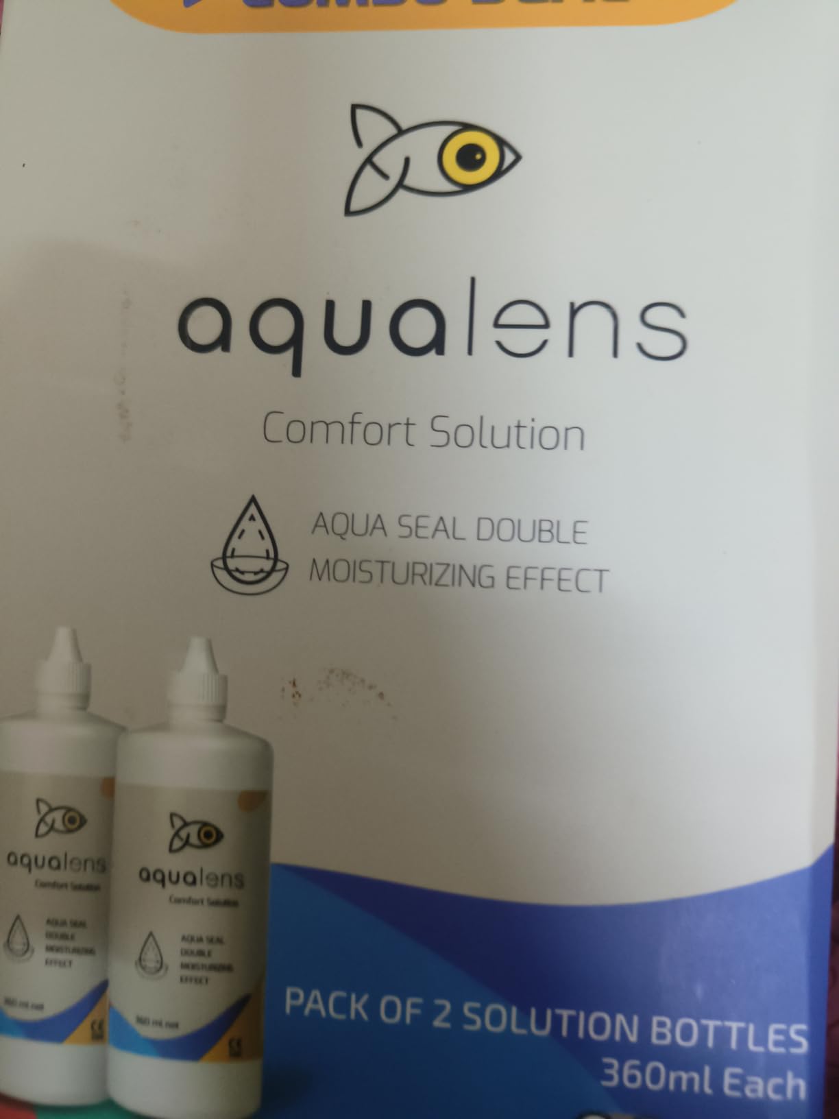 Buy Aqualens Comfort Contact Lens Solution 60ML - Pack of 2 (Lens Cases ...