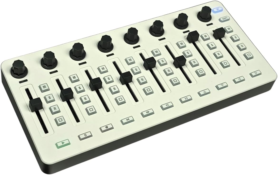 M-Vave SMC Mixer - Wireless Bluetooth MIDI controller/mixer with 8 ...