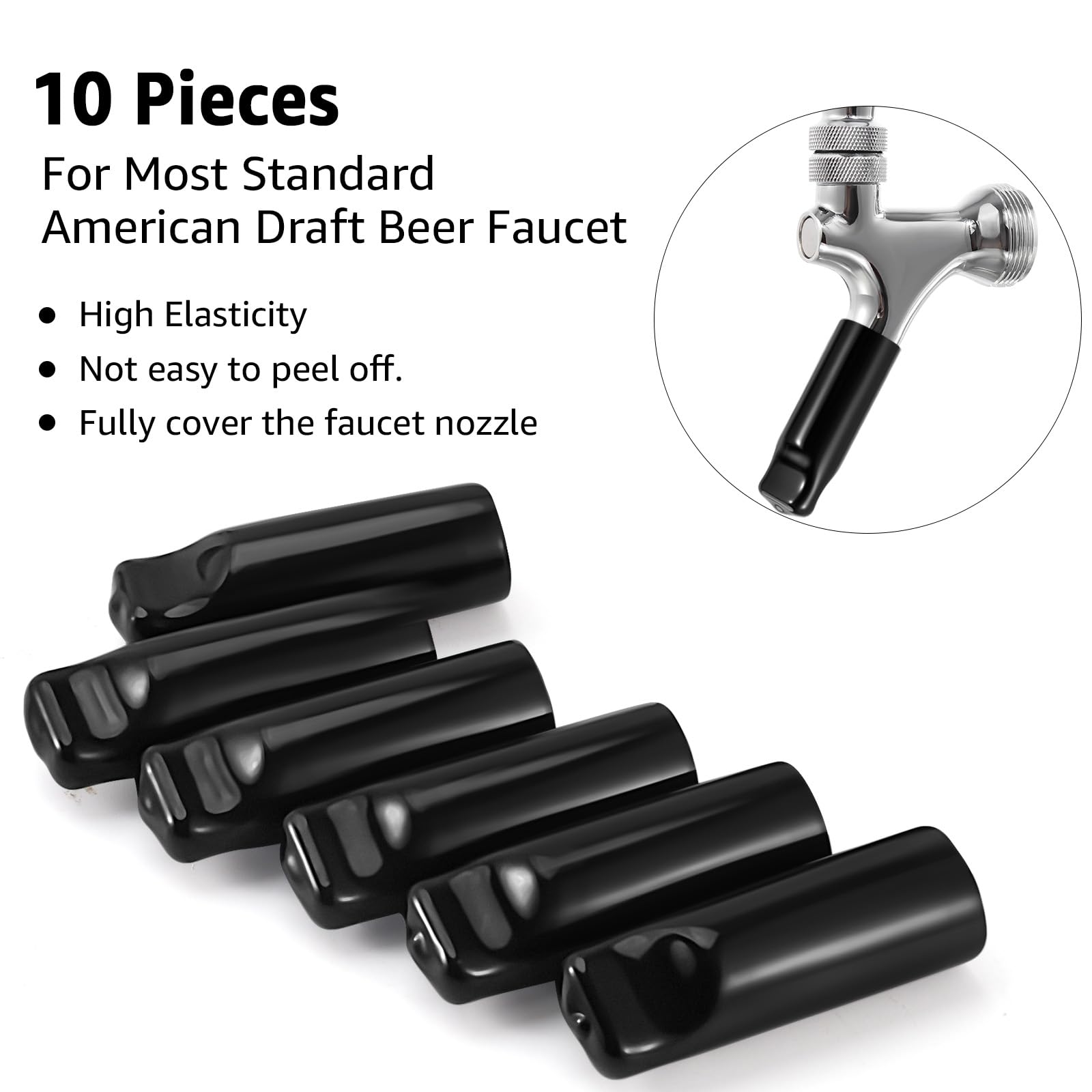 Speed Pourer Covers Pack Of 24 Black Plastic – Dust Caps For Bottle ...