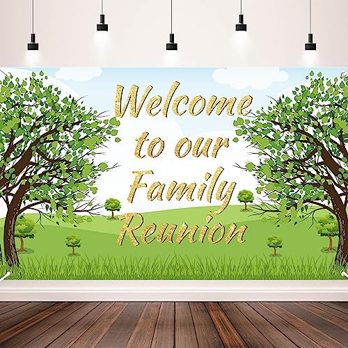Amazon.com: Family Reunion Decorations,Family Reunion Banner,Welcome to ...
