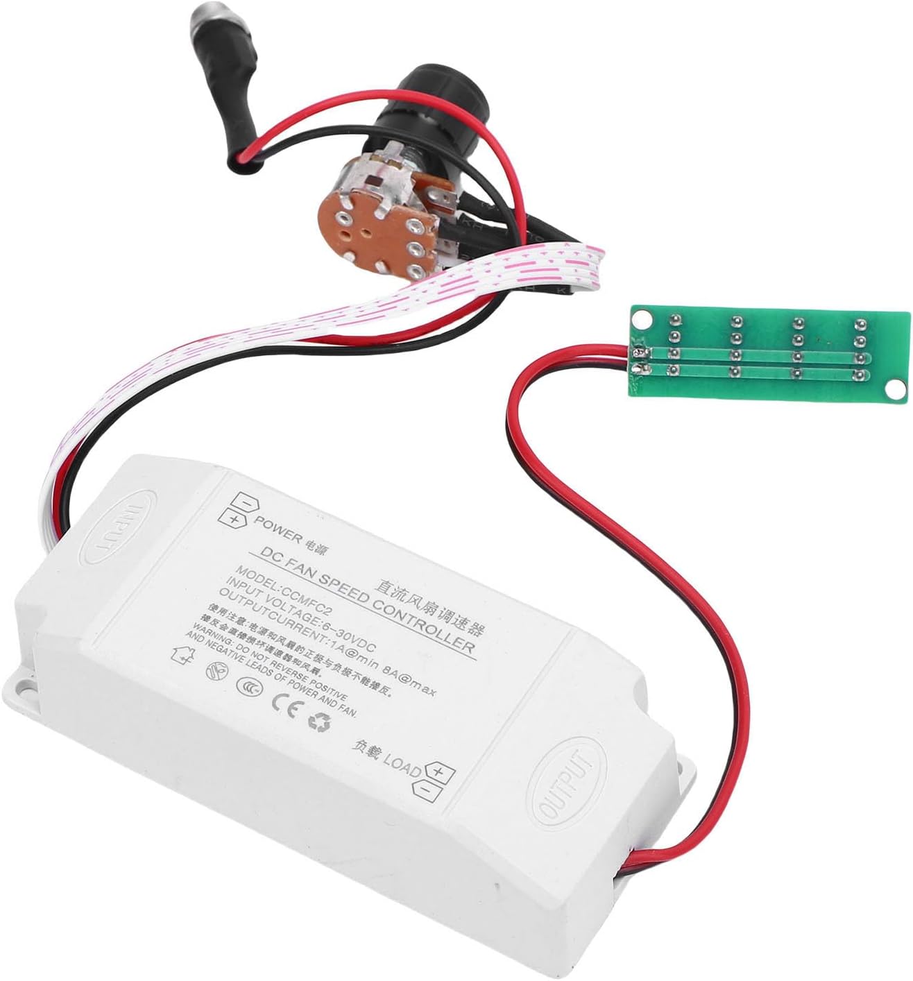 Amazon.com: Fan Speed Controller, 2 3 4 Wire 4 Pin Interface Manual ...