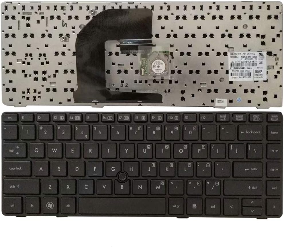 Amazon.com: New Laptop Replacement Keyboard Fit HP ProBook 6460B 6465B ...