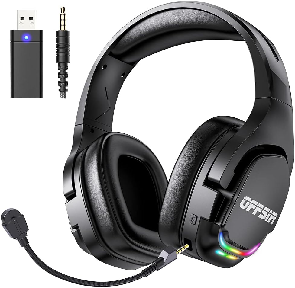 Amazon.com: Wireless Gaming Headset for PS5, PC, PS4, Mac, Nintendo ...