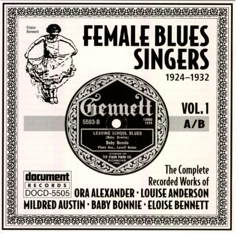 Amazon.co.jp: Female Blues Singers Vol. 1 A/B (1924-1932) : Various ...
