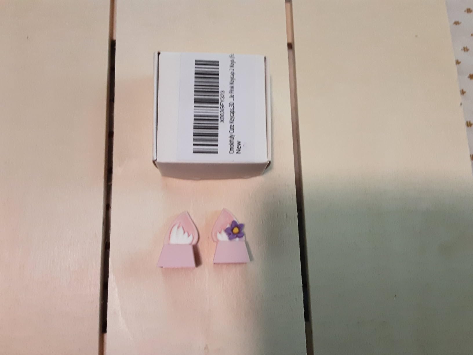 Amazon.com: Cmokifuly Cute Fox Keycaps,3D Animal Ears Custom Keycaps ...