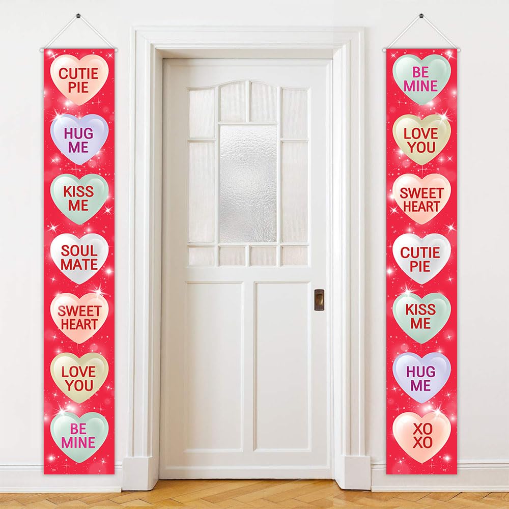 Amazon.com: Avezano Happy Valentines Day Banner for Valentines Day ...