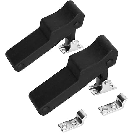 ADrivWell 2pcs Flexible Soft Black Rubber Draw Latch Over Center ...