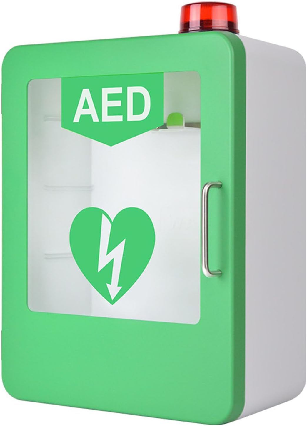 AED Defibrillator Storage Cabinet, Wall-Mounted Cardiac Defibrillation ...