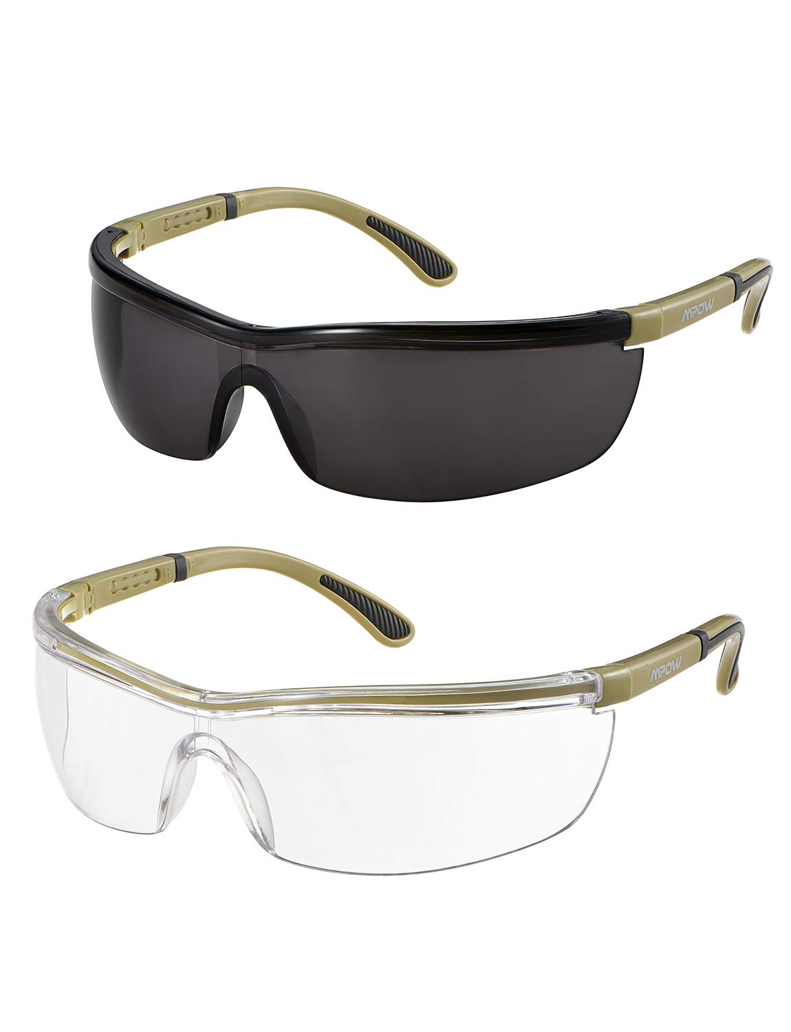 ANSTA Safety Glasses, Protective Goggles, Wrap-around Anti-UV and Anti ...