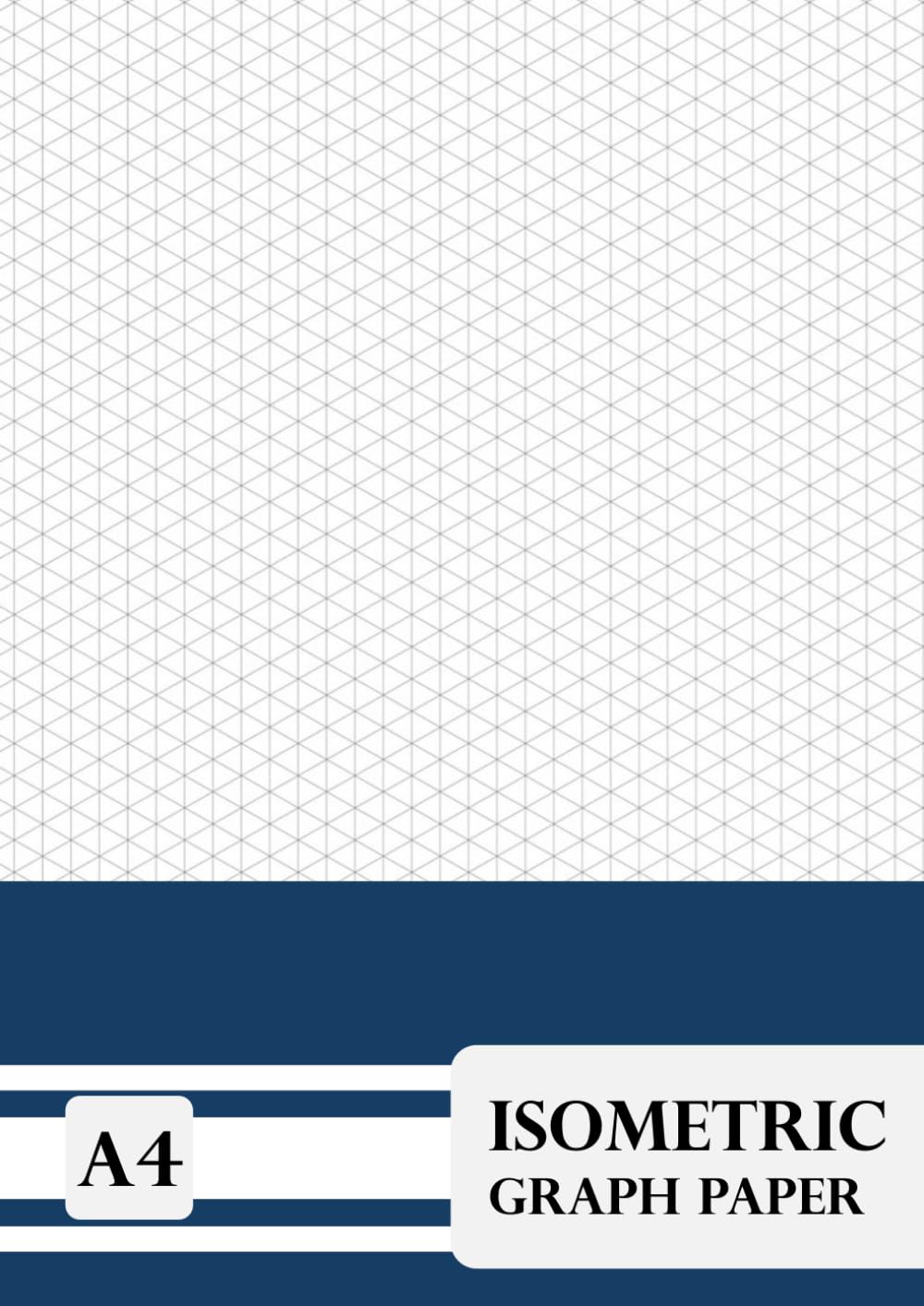 Amazon.com: Isometric Graph Paper: **A4** Light Grey Print, 0.28 ...