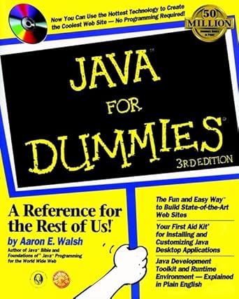 Java for Dummies: Walsh, Aaron E.: 9780764504174: Amazon.com: Books