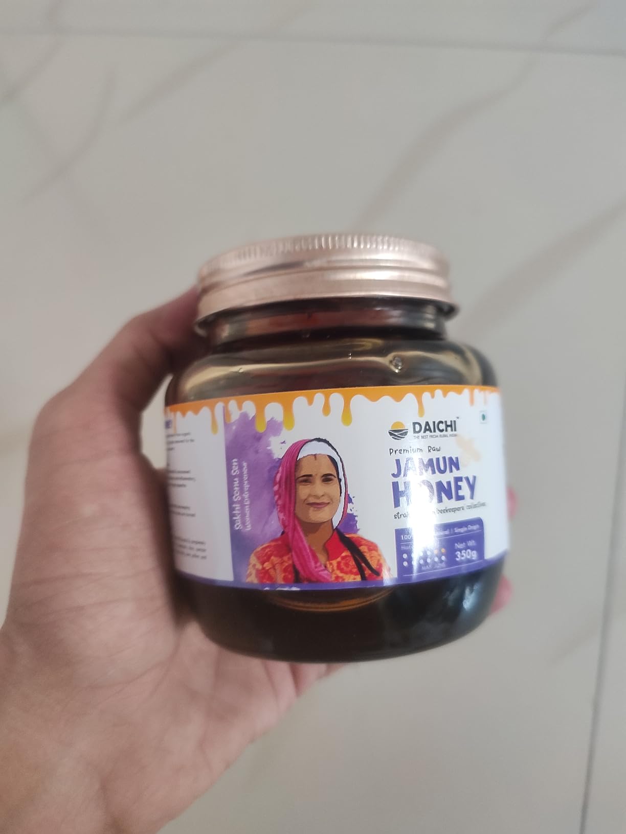 Daichi Jamun Honey - 100% Raw & Unprocessed, Straight from beekeepers ...