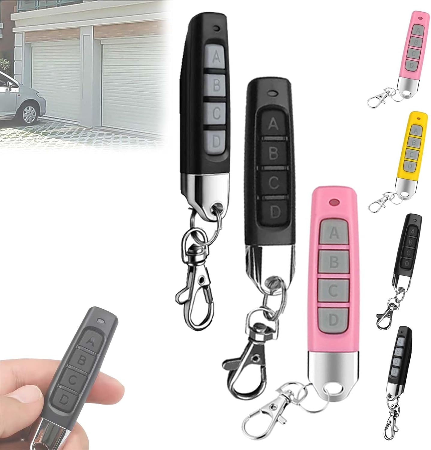 Femfun 4-in-1 Remote Control Duplicator, Key Fob Duplicator, Garage ...