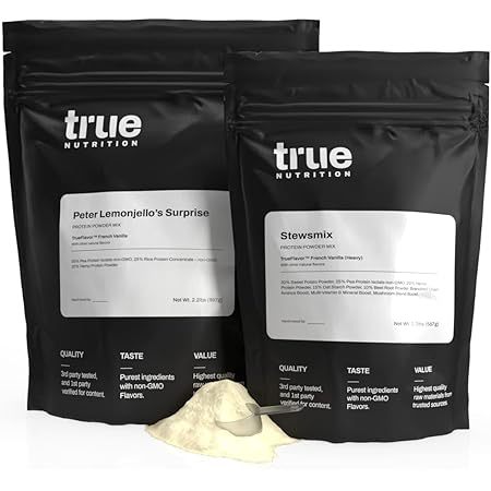 Amazon.com: True Nutrition Pea Protein Powder Isolate - 25g Non-GMO ...