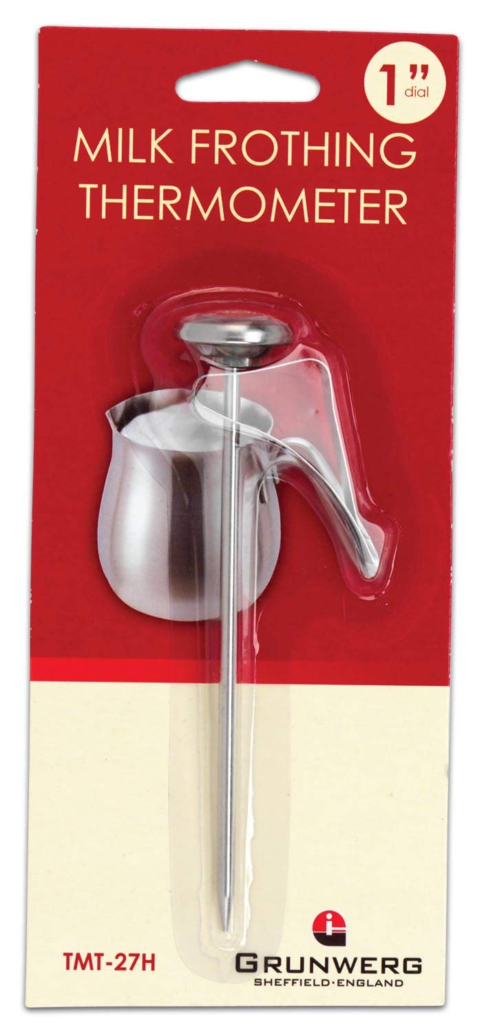 Grunwerg Stainless Steel Milk Frothing Thermometer, 1” Dial : Amazon.co ...
