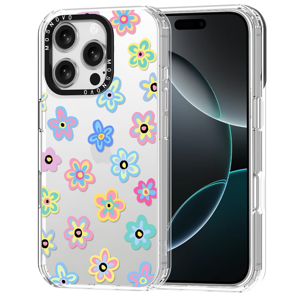 Amazon.com: MOSNOVO Case for iPhone 16 Pro, [Buffertech 6.6ft Military ...