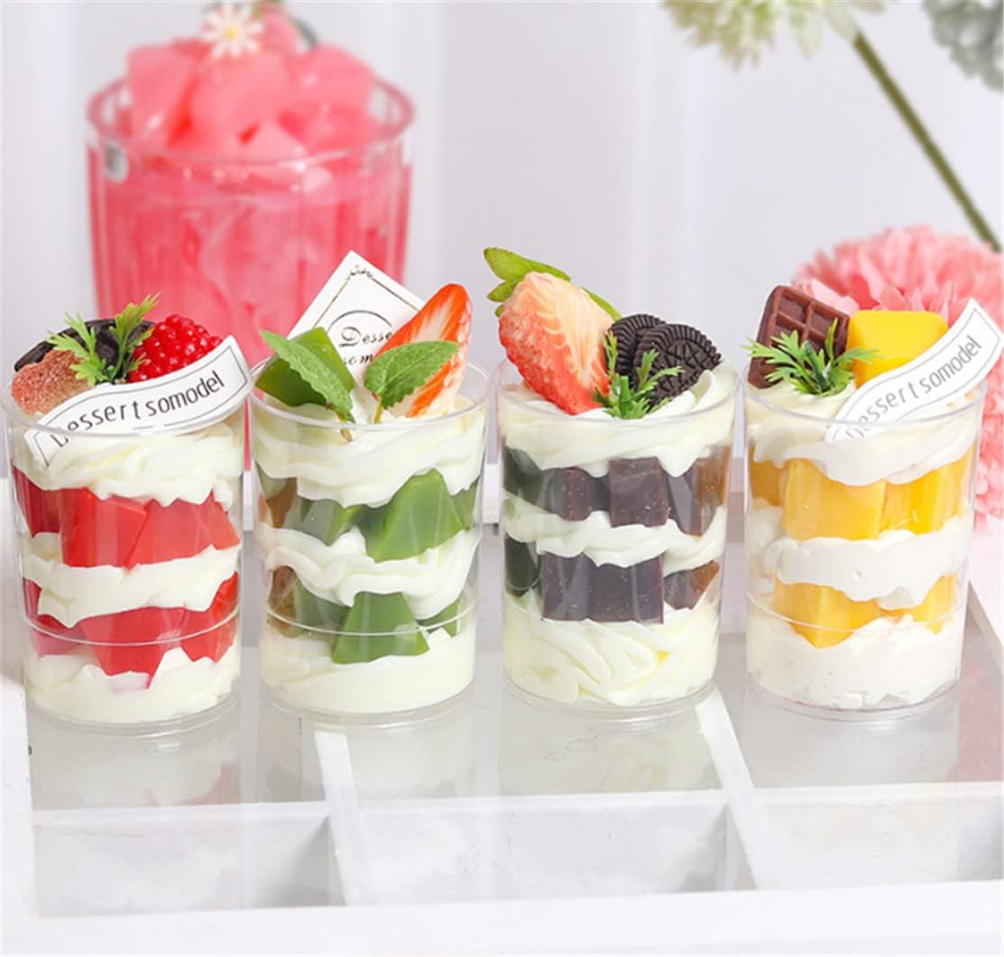 Amazon.com: Skyseen 4Pcs Artificial Cake Fake Simulation Realistic ...