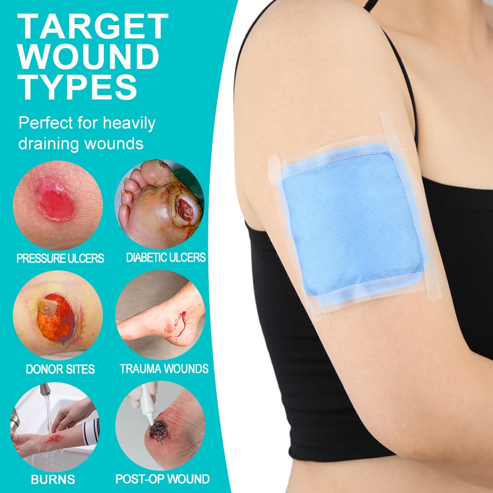 Snapklik.com : Super Absorbent Dressing Pad For Heavy Exuding Draining ...