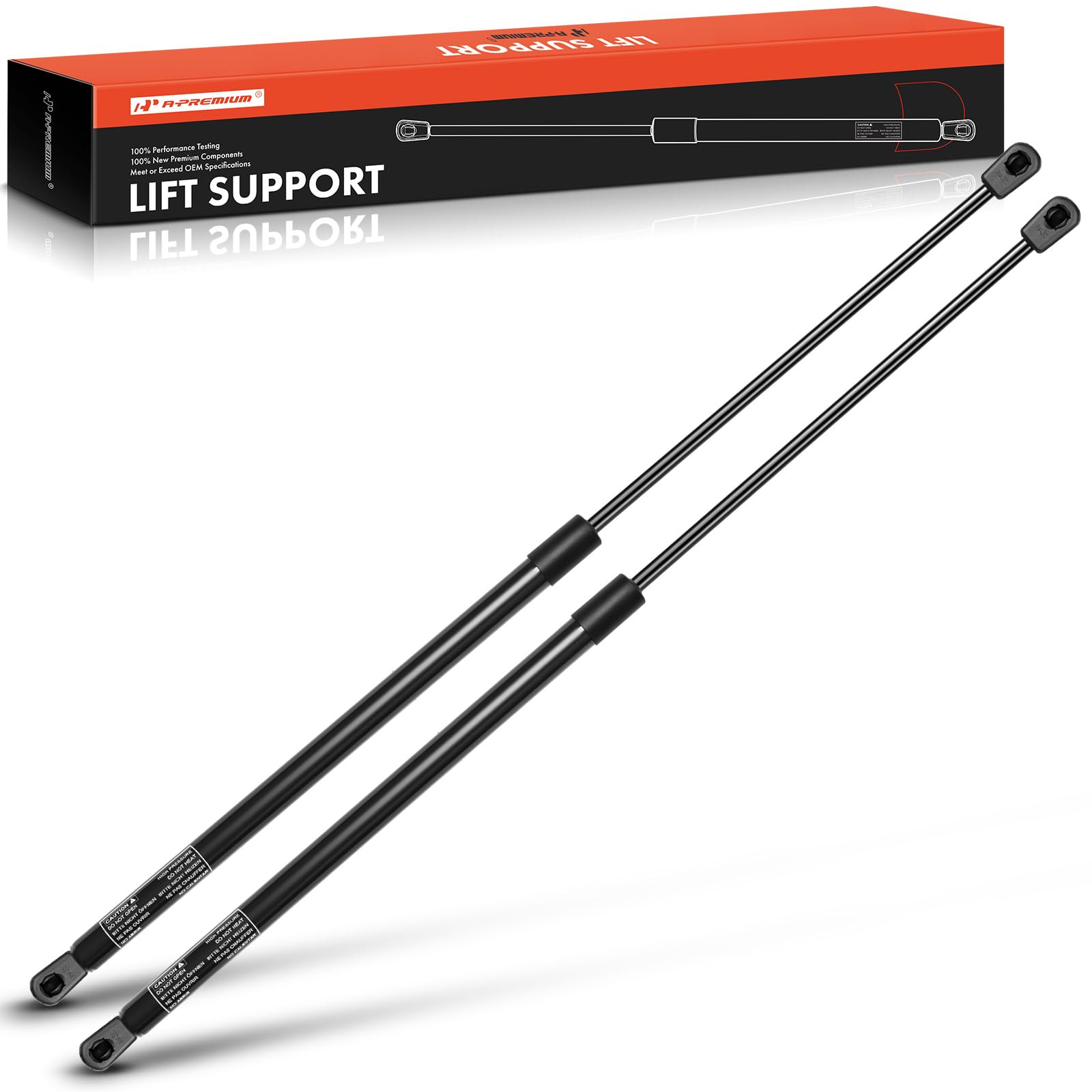 A-Premium 26.34 inch 150lb Lift Supports Gas Spring Shock Struts ...