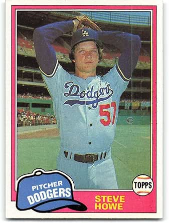Amazon.com: 1981 Topps Baseball #693 Steve Howe RC Rookie Card Los ...
