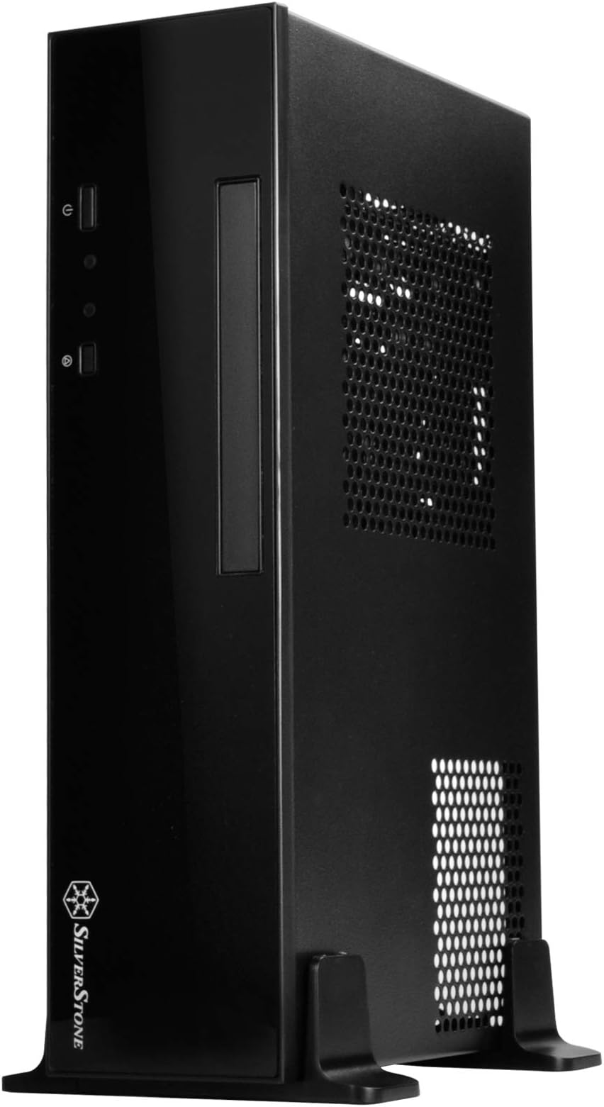 Amazon.com: SilverStone Technology ML08B-H Mini-ITX Slim Small Form ...